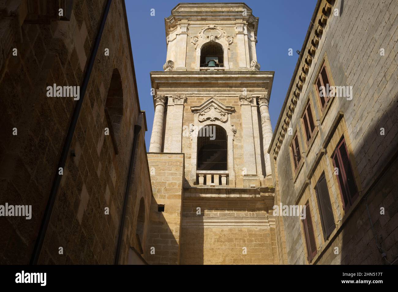 Historic buildings in Brindisi, city of Apulia, Italy Stock Photo - Alamy
