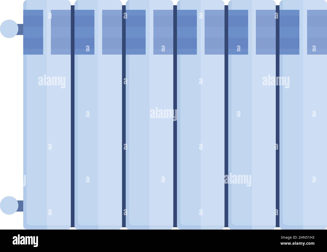 Heater radiator icon cartoon vector. Electric convector. Wall heating ...