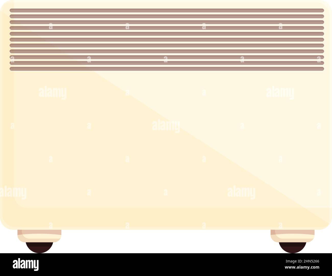 Small convector icon cartoon vector. Home panel. Central energy Stock ...