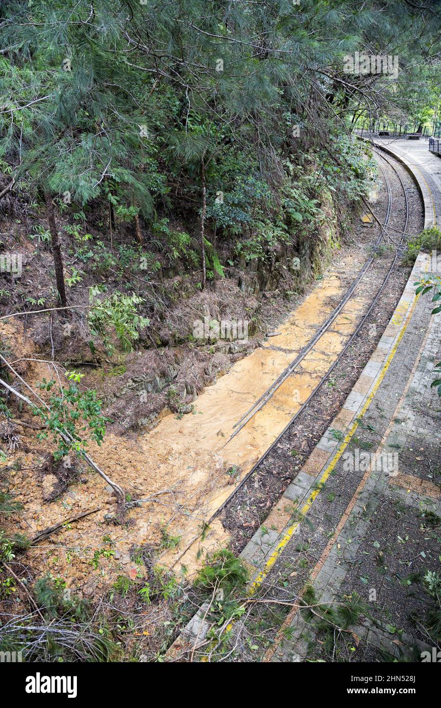 Railway track damage hi-res stock photography and images - Alamy