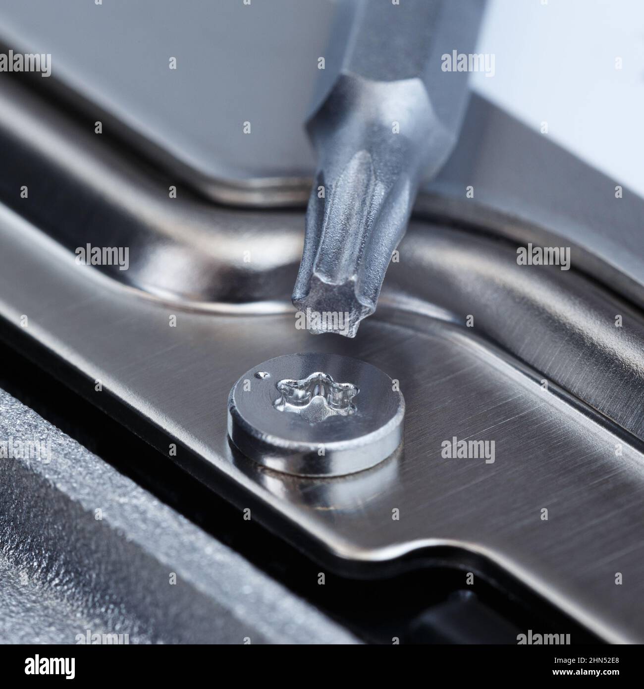 Construction turning bolt closeup hi-res stock photography and images ...