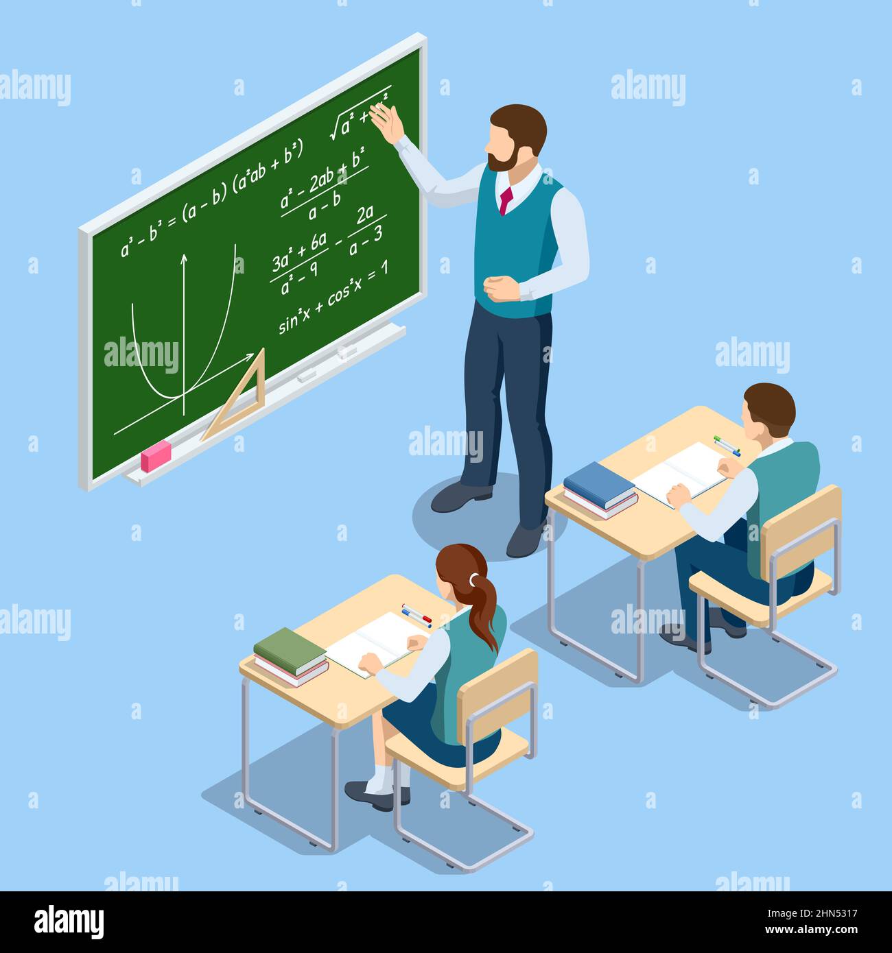 Isometric geometry hi-res stock photography and images - Alamy