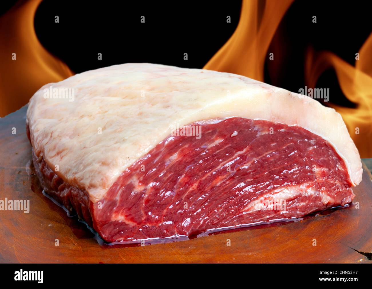 Brazilian Picanha. Raw meat food Stock Photo - Alamy