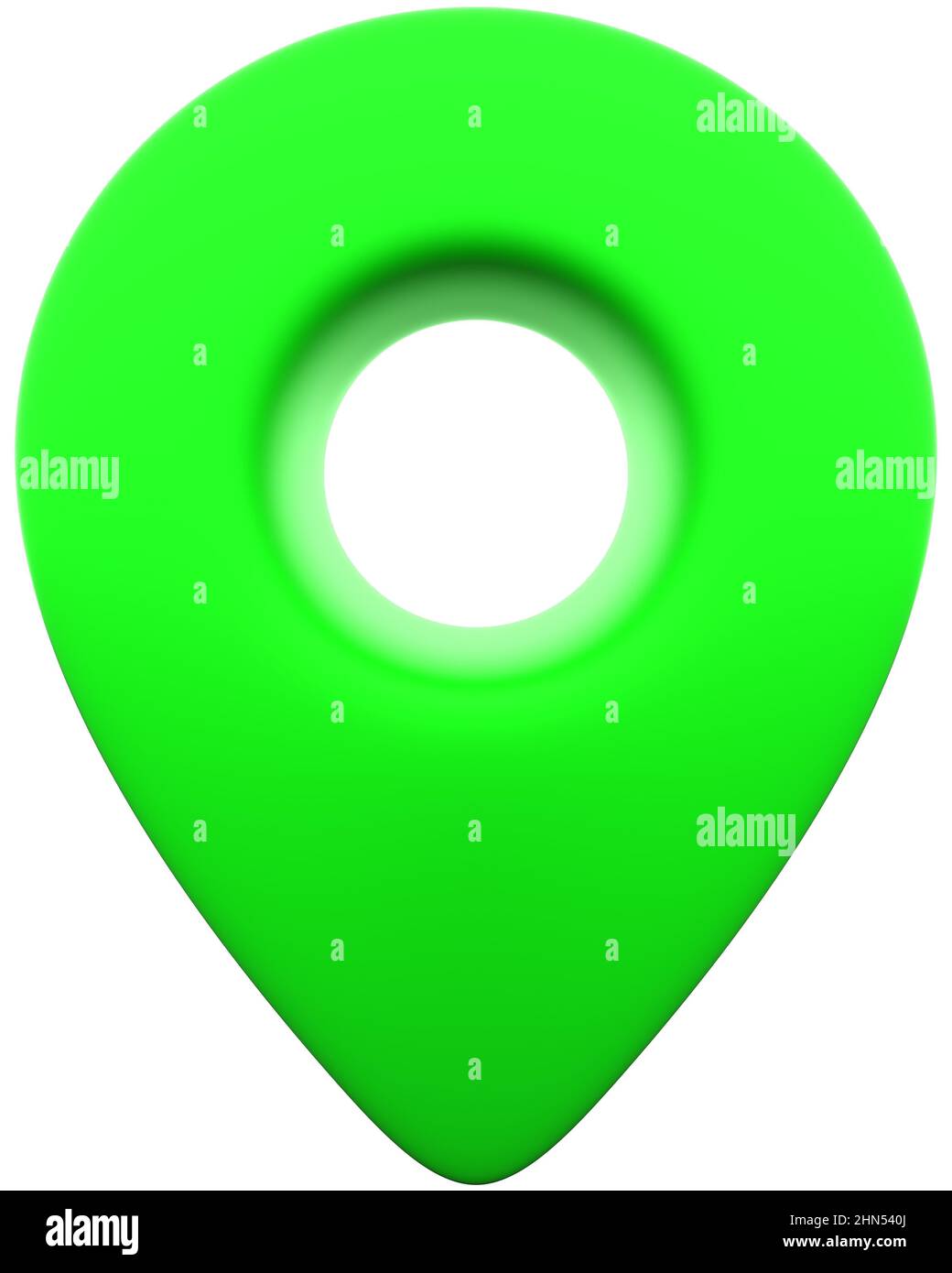 3d rendering round green Cut Out Stock Images & Pictures - Alamy