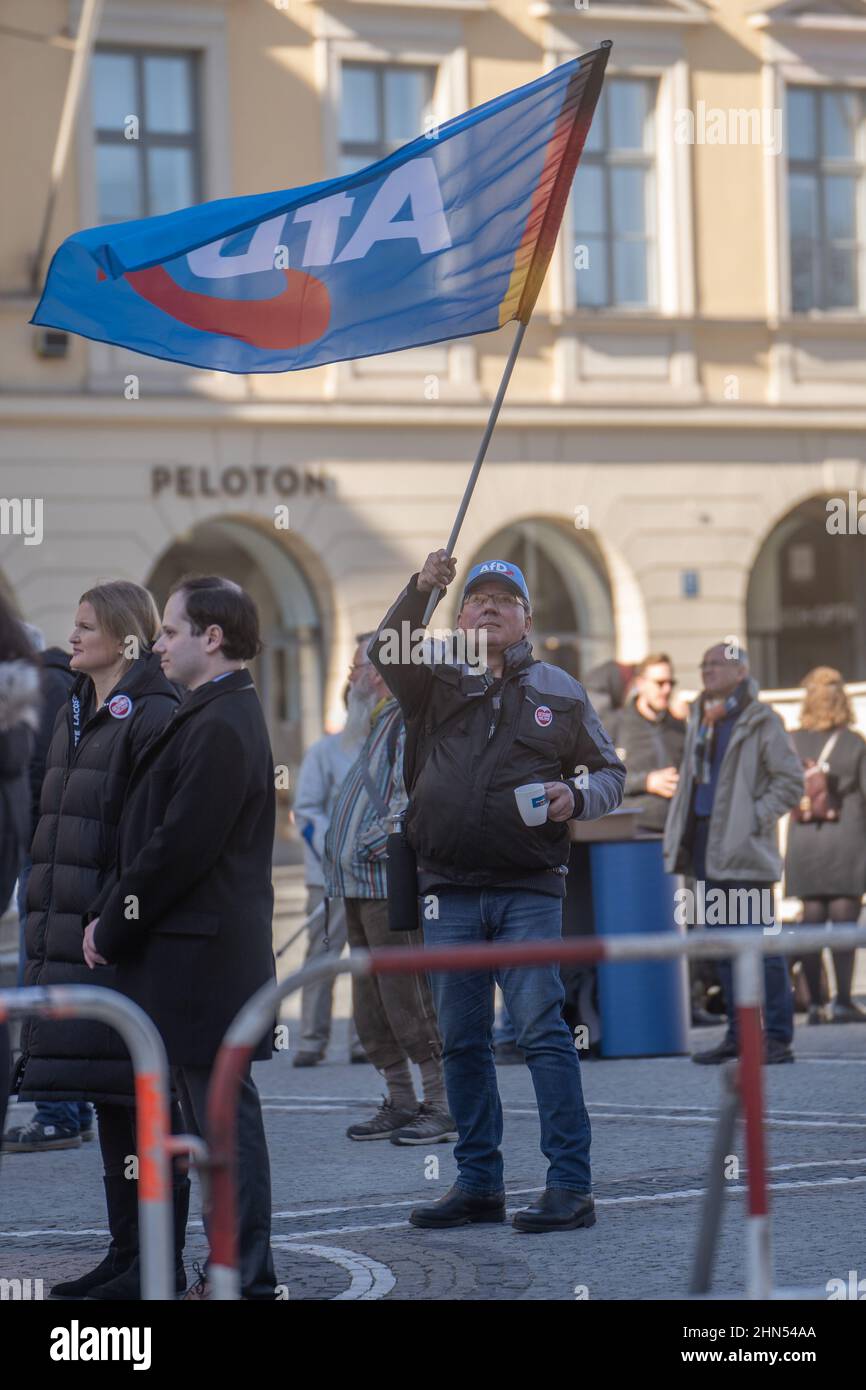 Participant with AFD flag and Afd hat. On February 13th, about 30 ...
