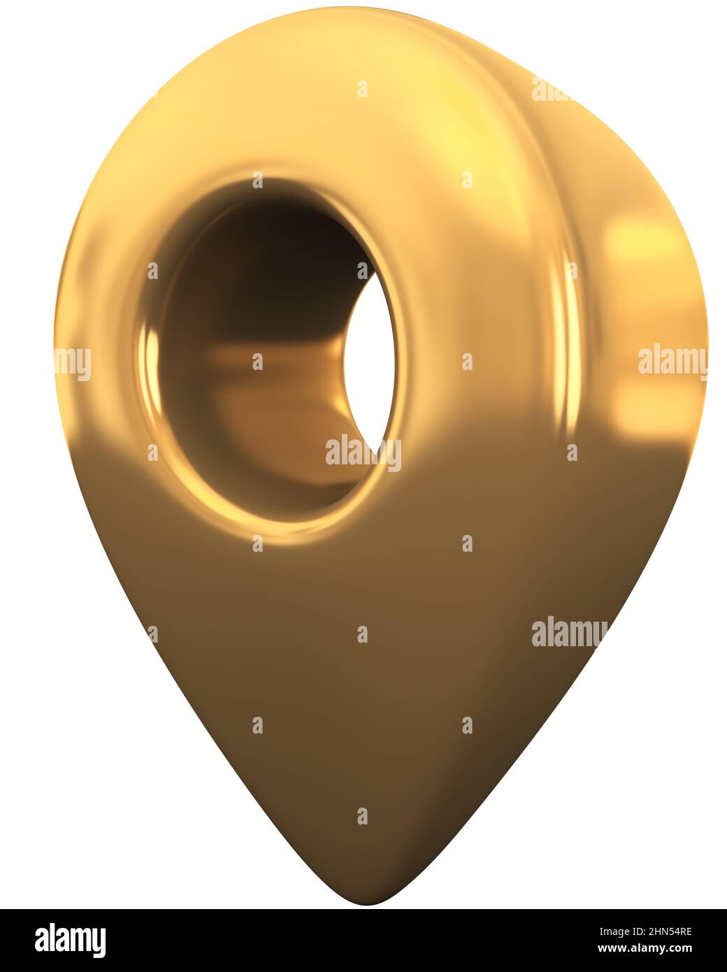 Pin isolated - 3d rendering Stock Photo - Alamy