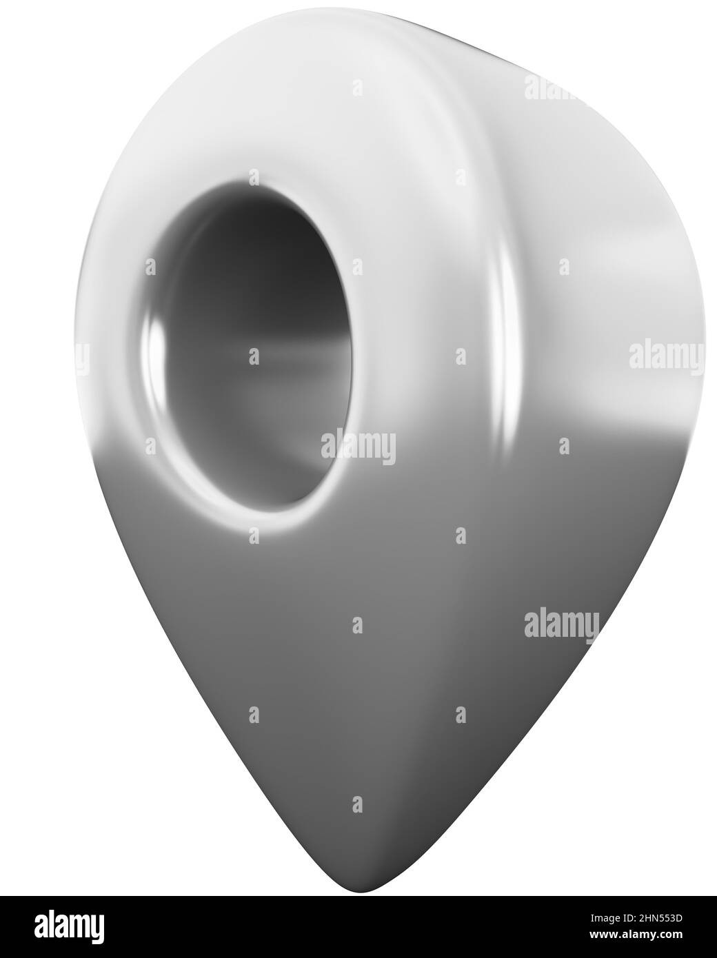 Pin isolated - 3d rendering Stock Photo - Alamy