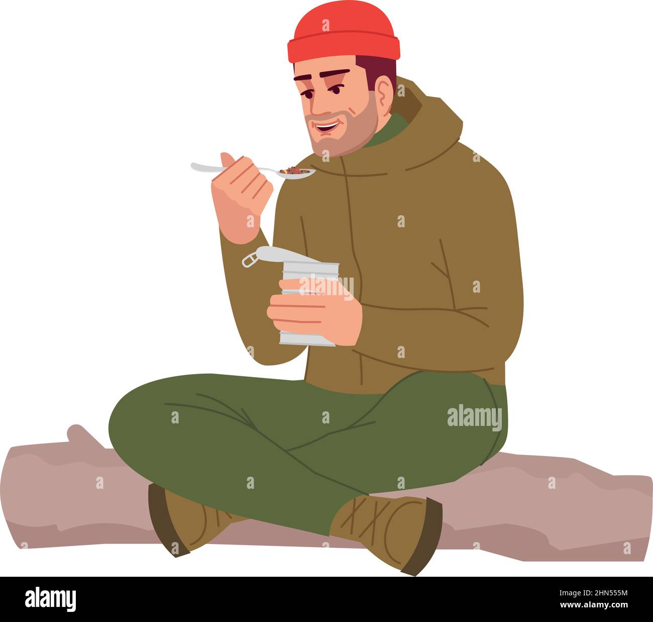 Homeless food cartoon hi-res stock photography and images - Alamy
