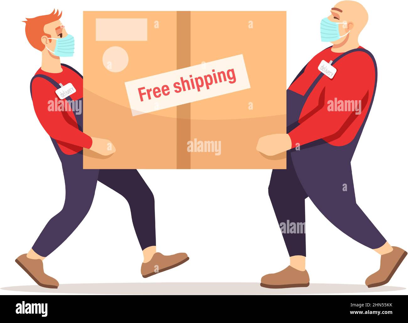 Delivery service animation hi-res stock photography and images - Alamy