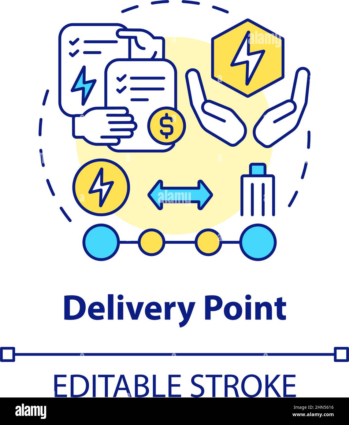 Utility point logo Stock Vector Images - Alamy