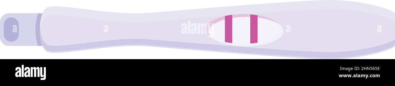 Kit test icon cartoon vector. Positive result. Urine baby Stock Vector ...