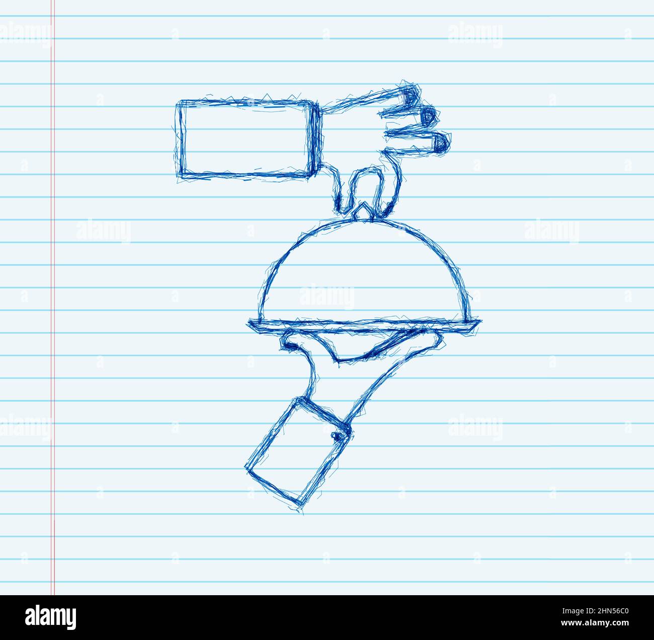 Welcome hanging sign. Sign for door. sketch icon. Vector illustration ...