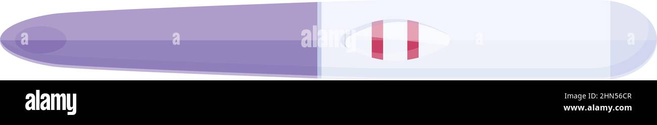 Planning pregnancy icon cartoon vector. Positive test. Pregnant stick ...