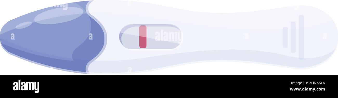 Pack pregnancy icon cartoon vector. Pregnant test. Positive stick Stock ...