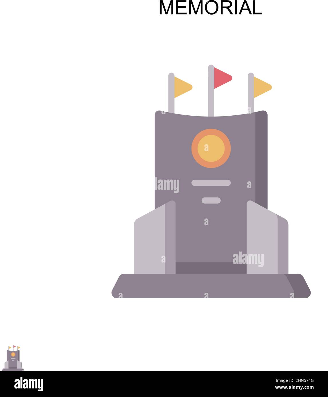 Veteran memorial icon Stock Vector Images - Alamy