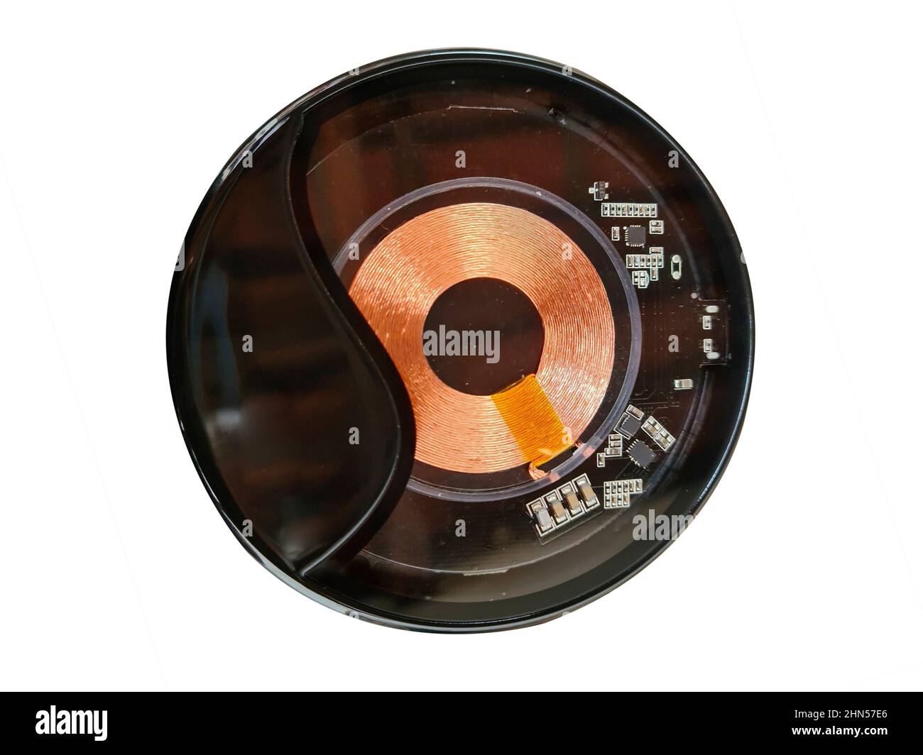 Wireless cell phone charger, transparent Stock Photo - Alamy
