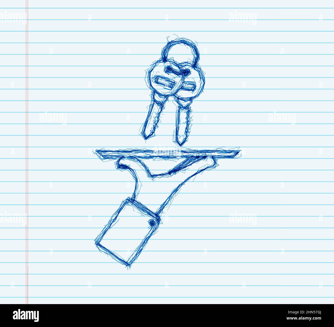 Welcome hanging sign. Sign for door. sketch icon. Vector illustration ...