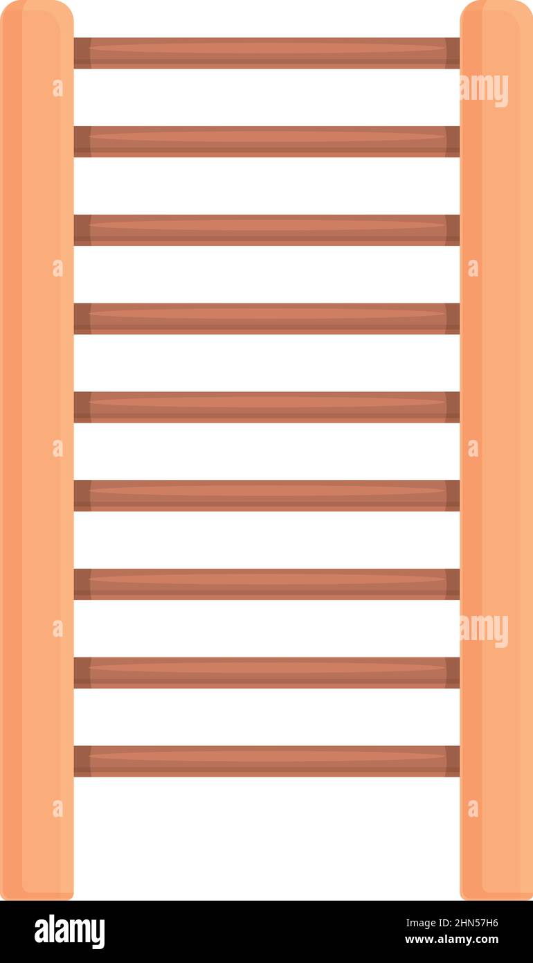 Gym ladder icon cartoon vector. Sport fitness. Workout health Stock ...