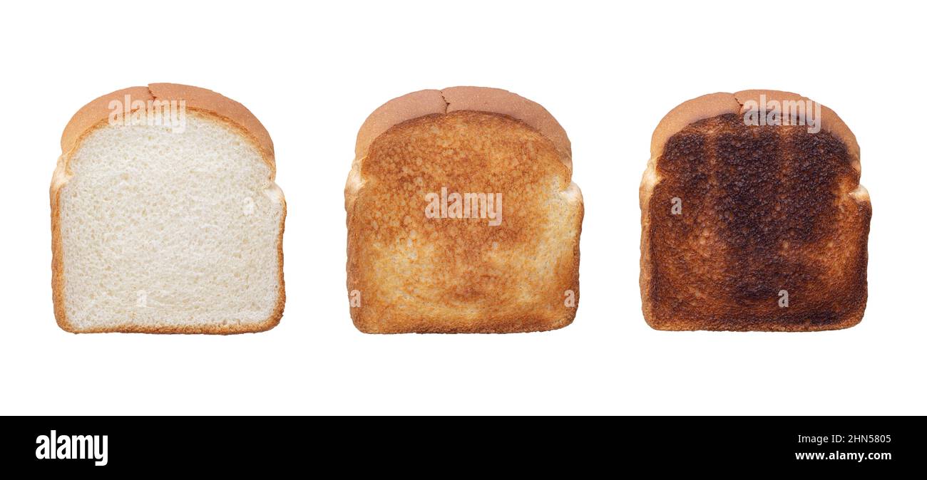 Bread To Toast Stages Stock Photo - Alamy