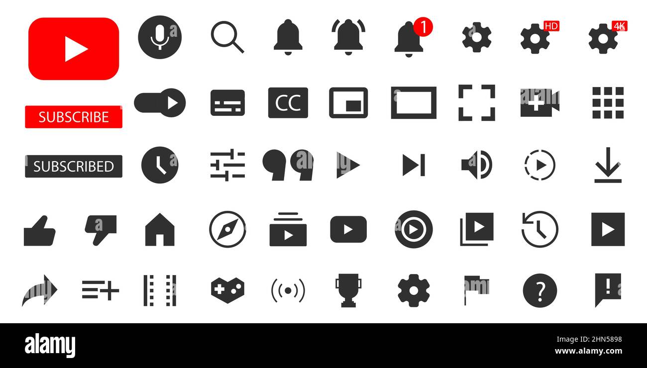 Search bar icon video Cut Out Stock Images & Pictures - Alamy