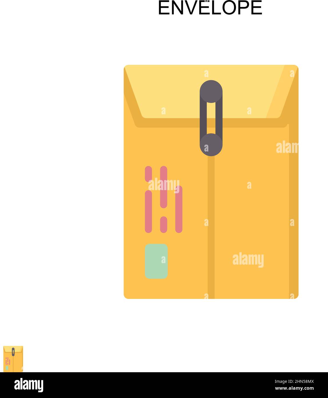 Open envelope icon hi-res stock photography and images - Alamy