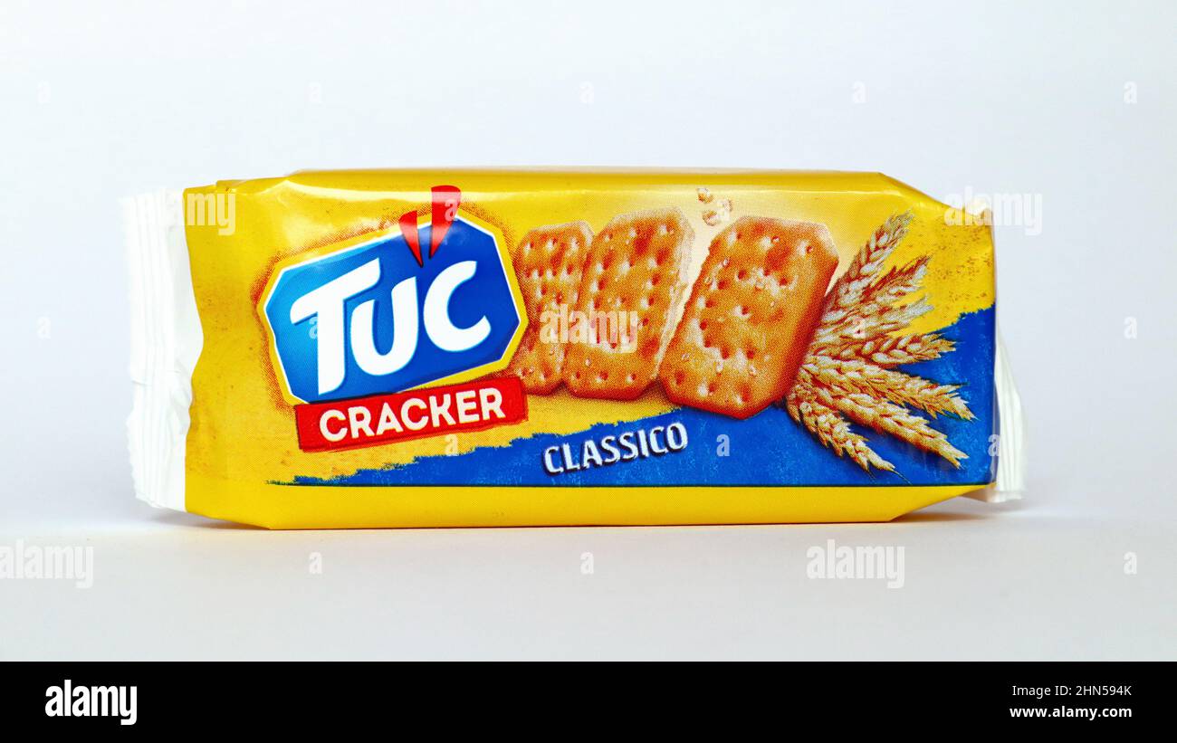 TUC Crackers. TUC is owned by Mondelez International Stock Photo - Alamy