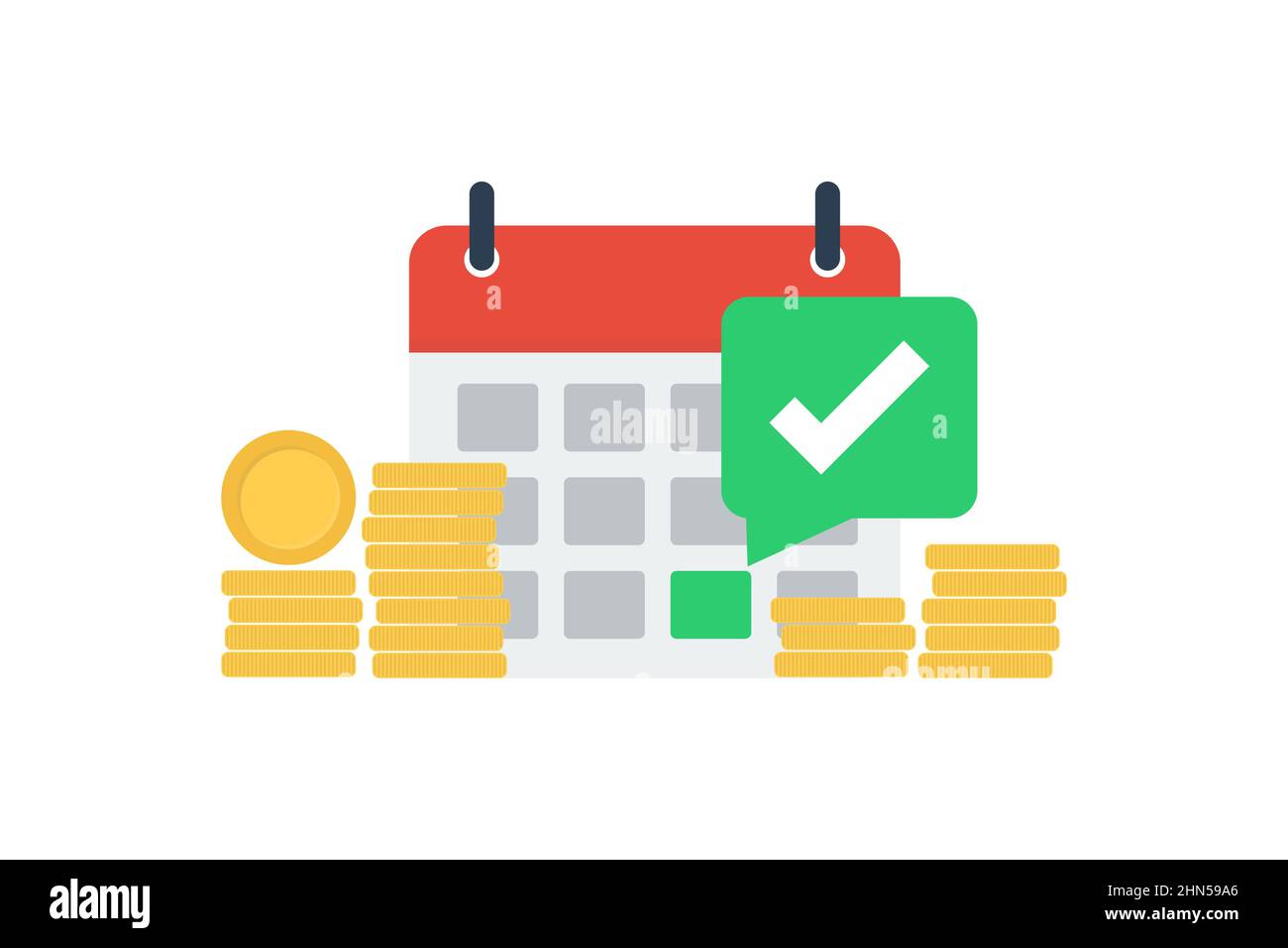 Tax money coins icon Cut Out Stock Images & Pictures - Alamy