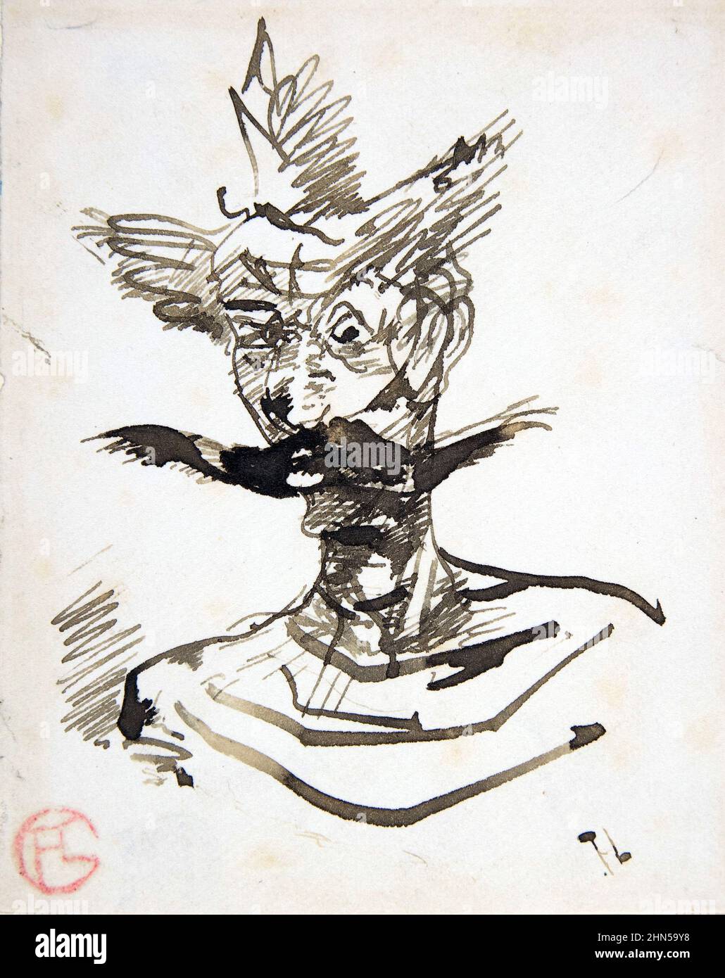 Vintage Clown Illustration