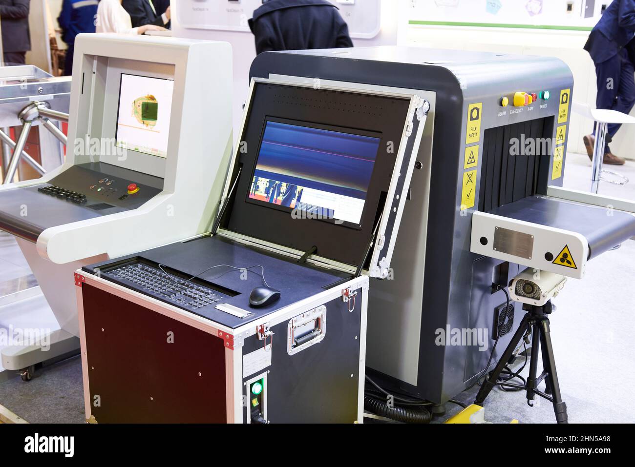 Security inspection systems on exhibition Stock Photo - Alamy