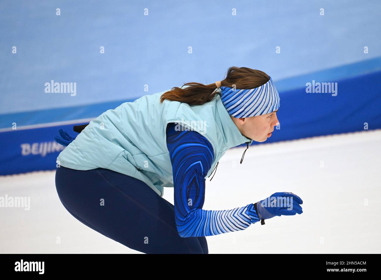 XXIV Winter Olympic Games in Beijing. Women's 500m speed skating ...
