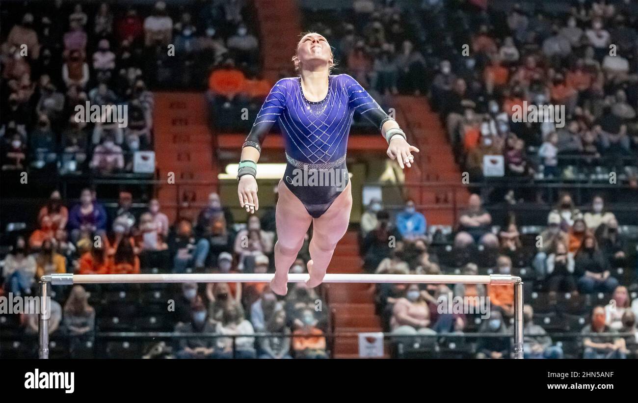 University of washington gymnastics hi-res stock photography and images ...