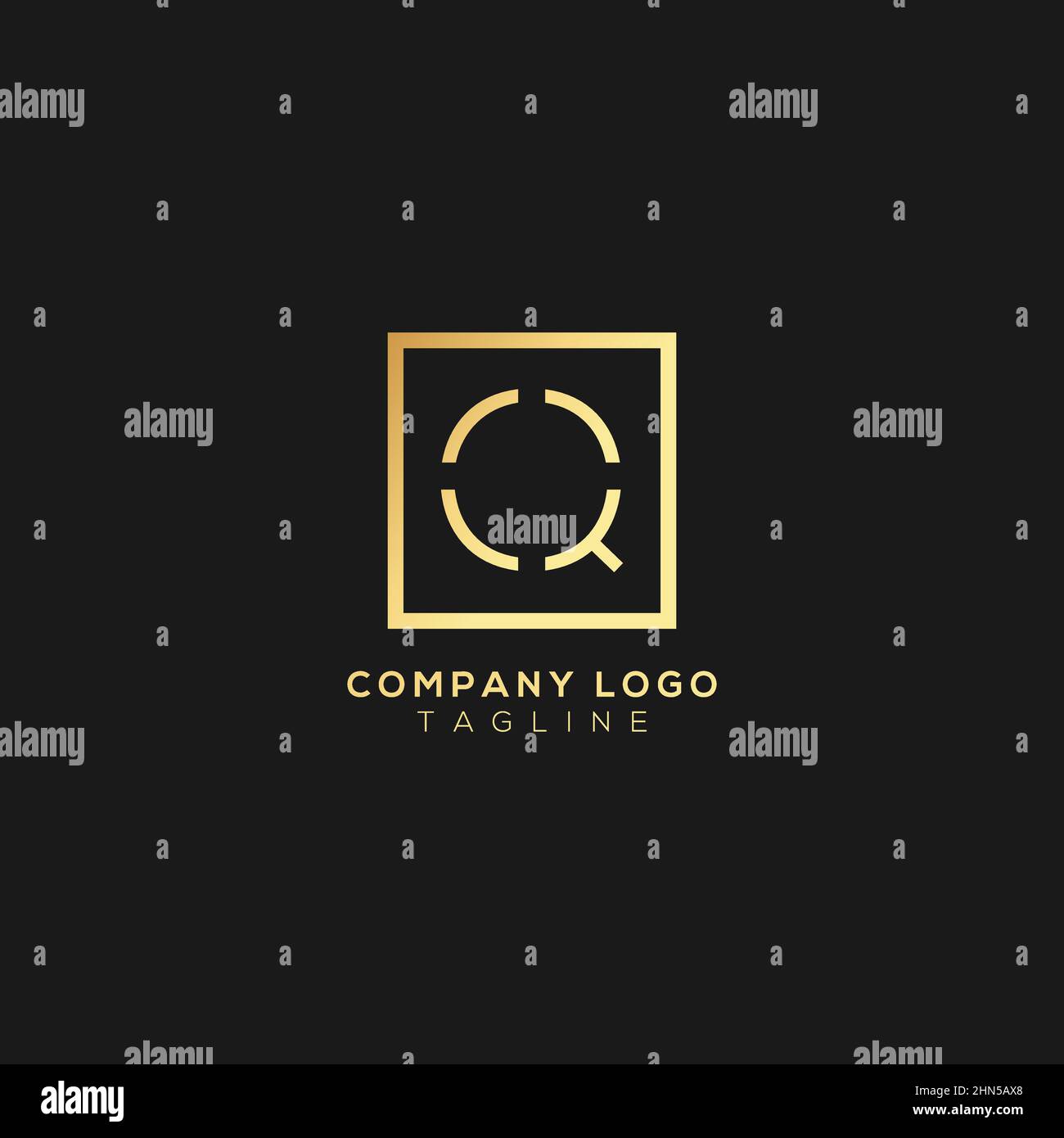 Abstract premium linear letter Q logo icon design modern minimal style ...