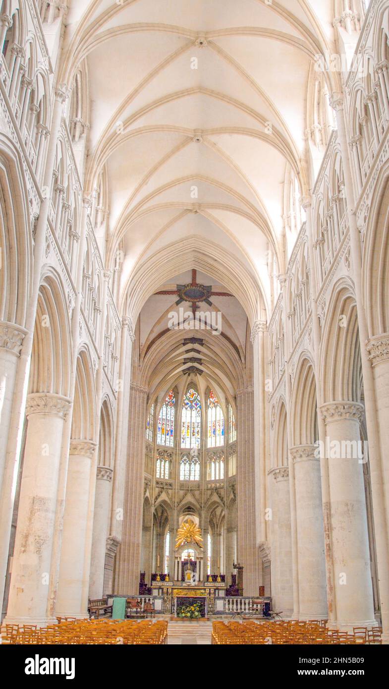 The Cathédrale Notre-Dame de Sées at Sées, Normandy Stock Photo - Alamy