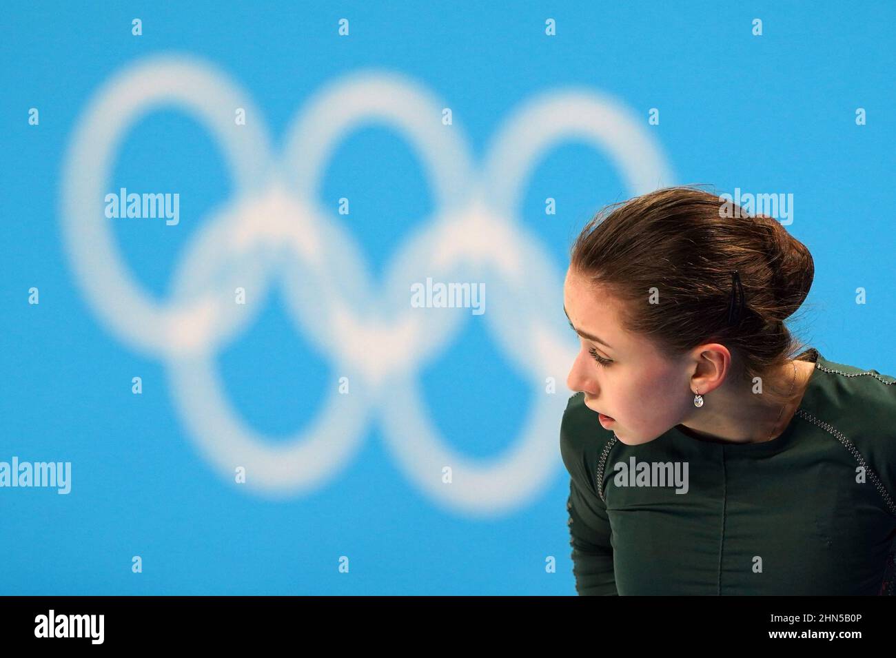 Russian Olympic Committee's Kamila Valieva during the Figure Skating ...