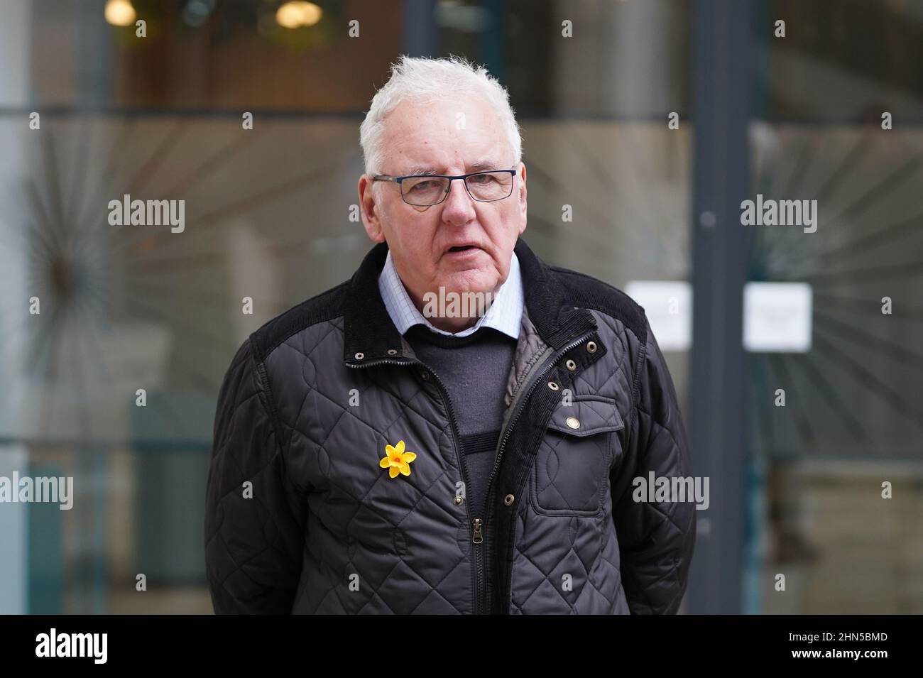 Noel Thomas arrives at the International Dispute Resolution Centre in ...