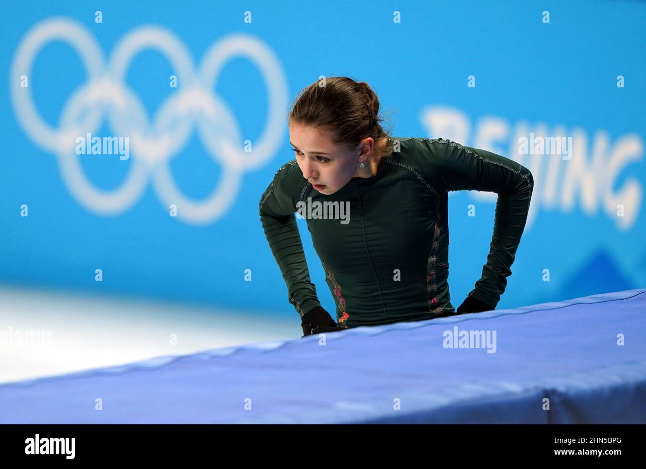 Russian Olympic Committee's Kamila Valieva during the Figure Skating ...