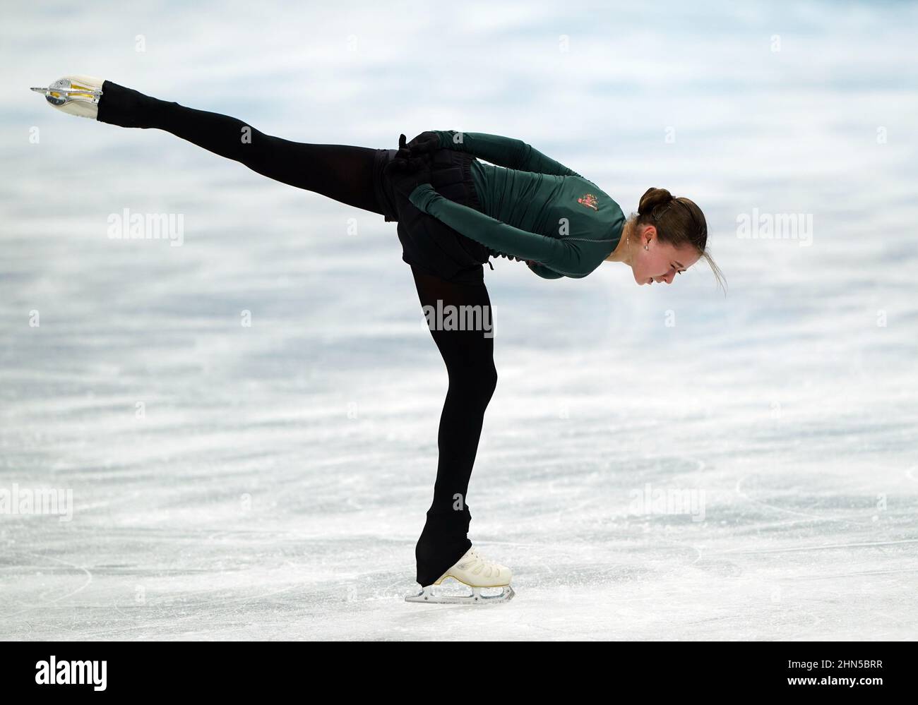 Russian Olympic Committee's Kamila Valieva during the Figure Skating ...