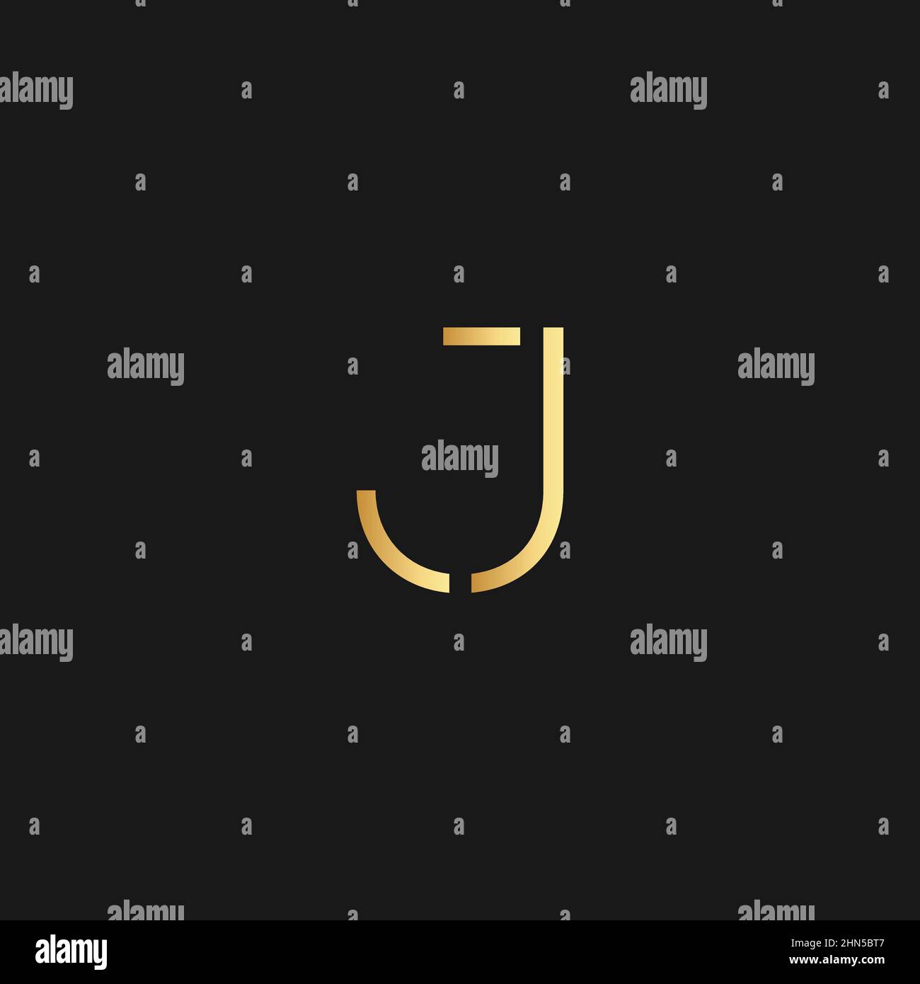 Abstract premium linear letter J logo icon design modern minimal style ...