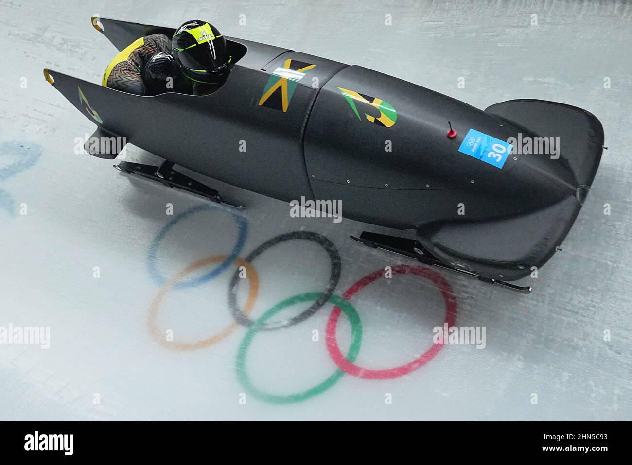 Yanqing, China. 14th Feb, 2022. Olympics, bobsleigh, two-man bobsleigh ...