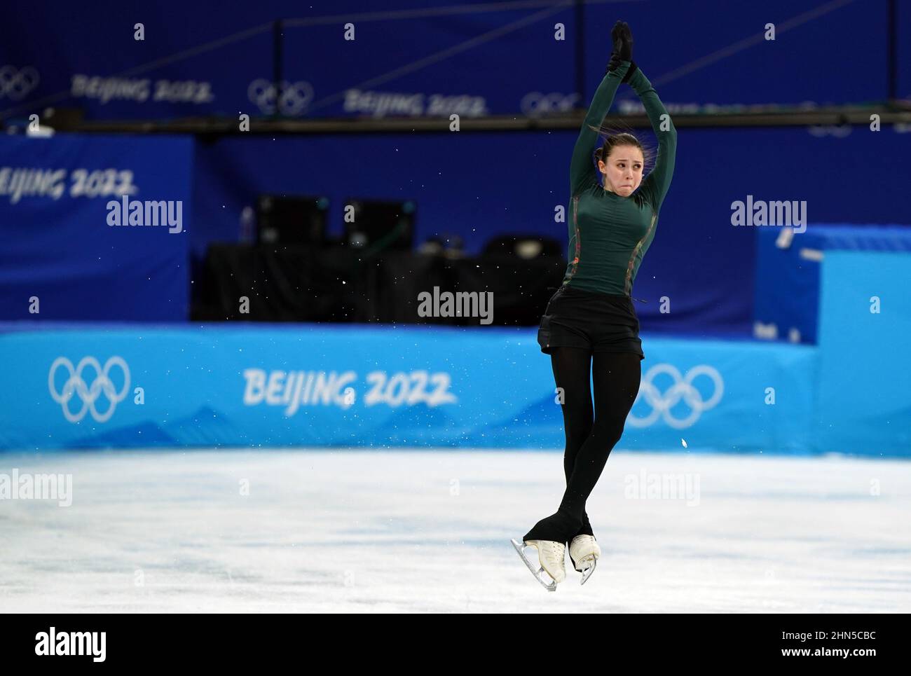 Russian Olympic Committee's Kamila Valieva during the Figure Skating ...