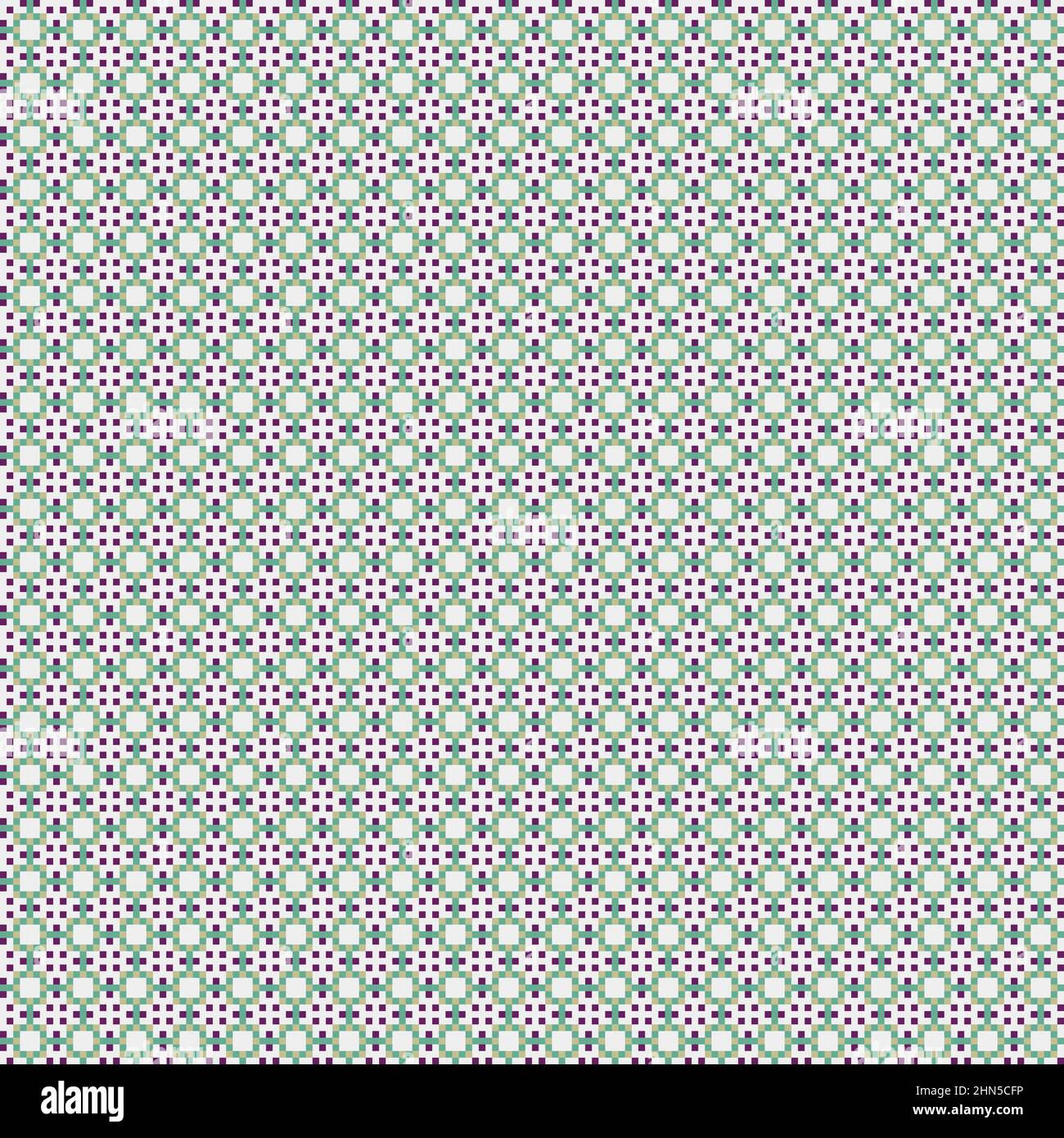 Abstract Cross-Pattern Dotted generative computational art illustration ...