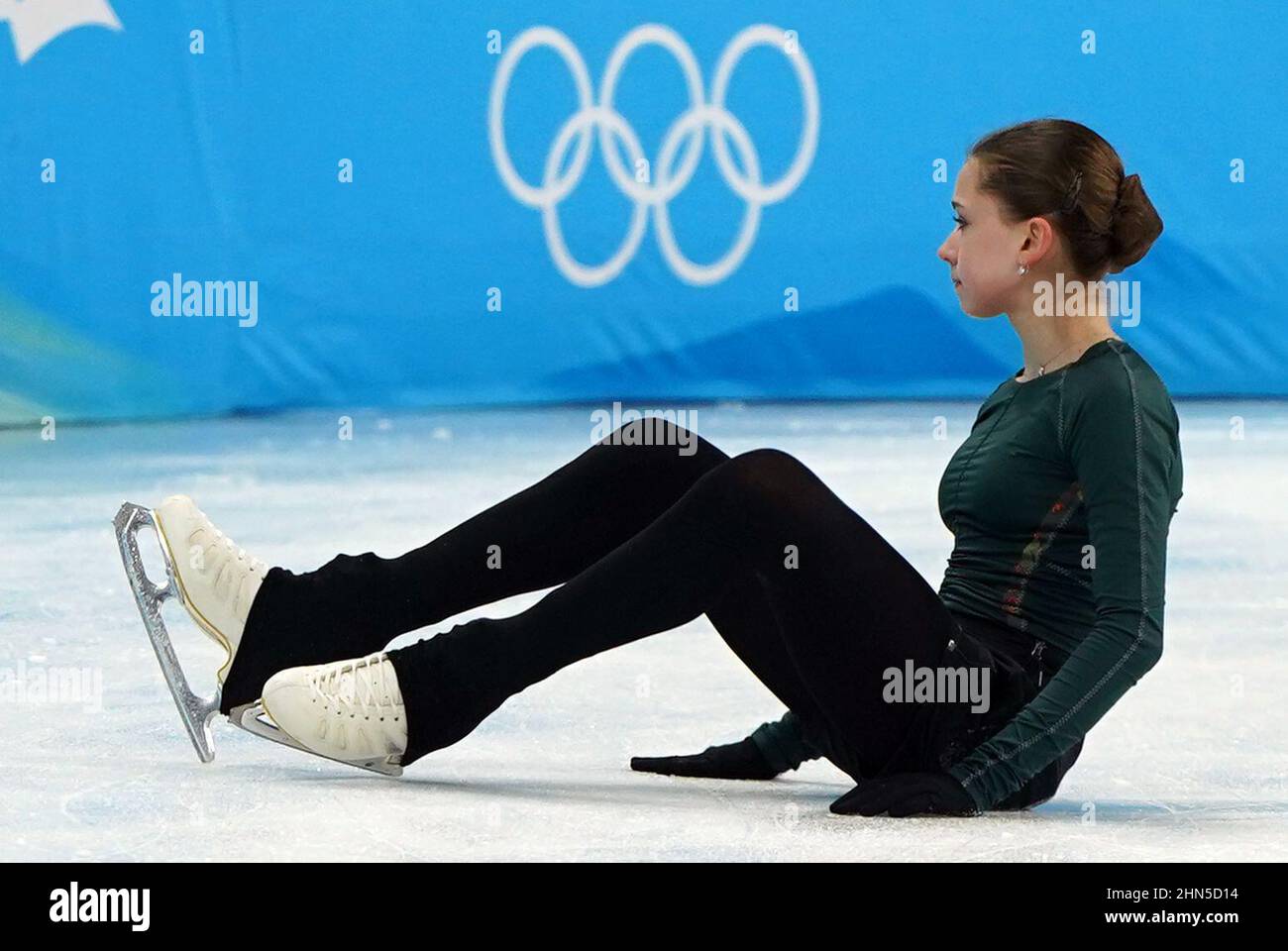 Russian Olympic Committee's Kamila Valieva during the Figure Skating ...