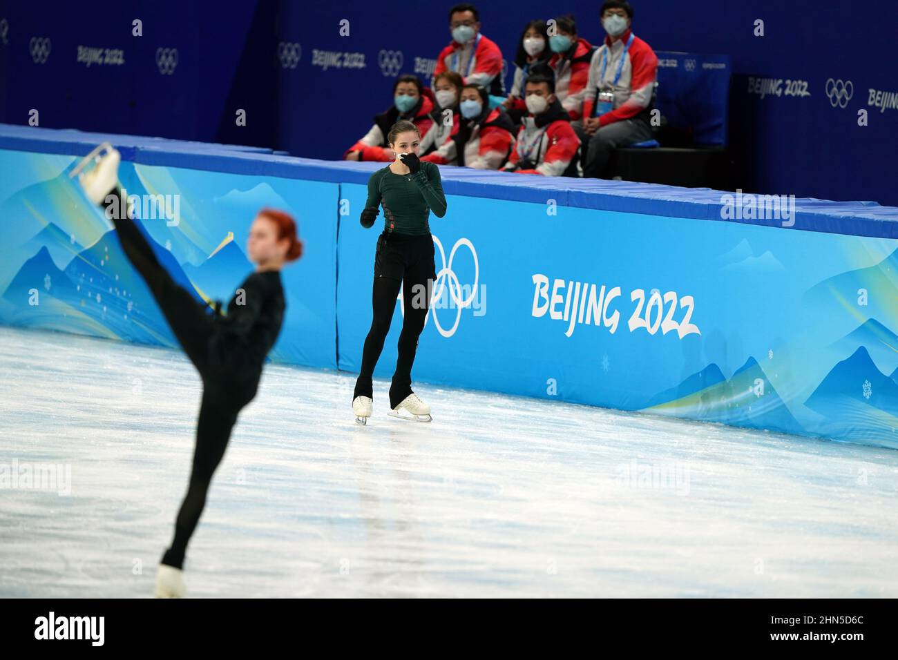 Russian Olympic Committee's Kamila Valieva during the Figure Skating ...