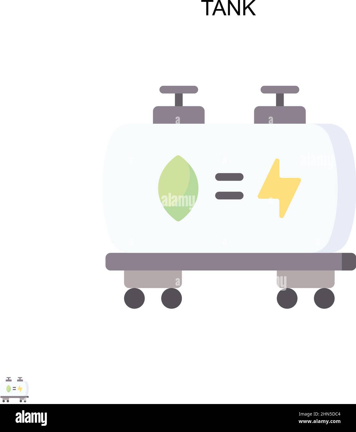 Tank Simple vector icon. Illustration symbol design template for web ...