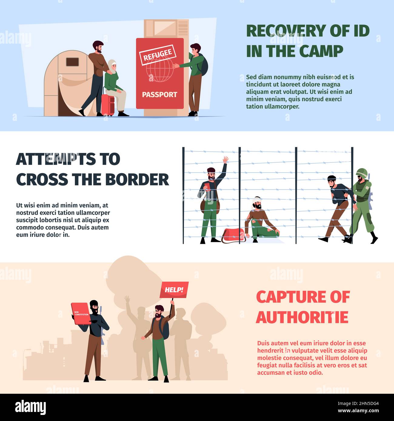 Child refugee protection Stock Vector Images - Alamy