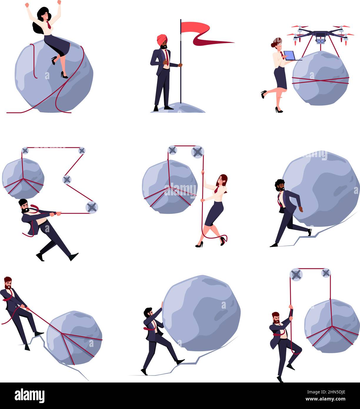 Pull Up Challenge Stock Vector Images - Alamy