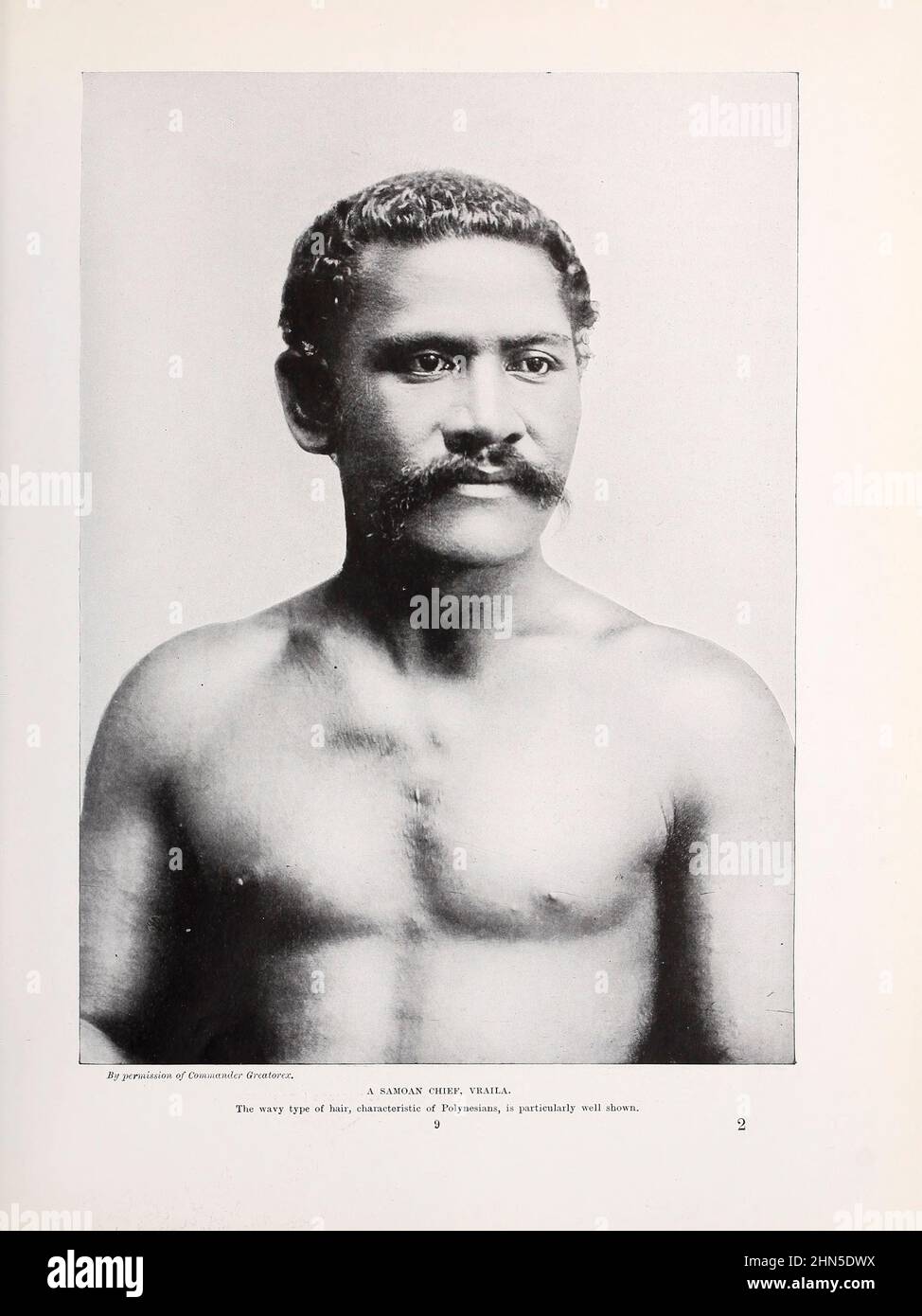 A Samoan chief, Vraila from The living races of mankind : a popular ...