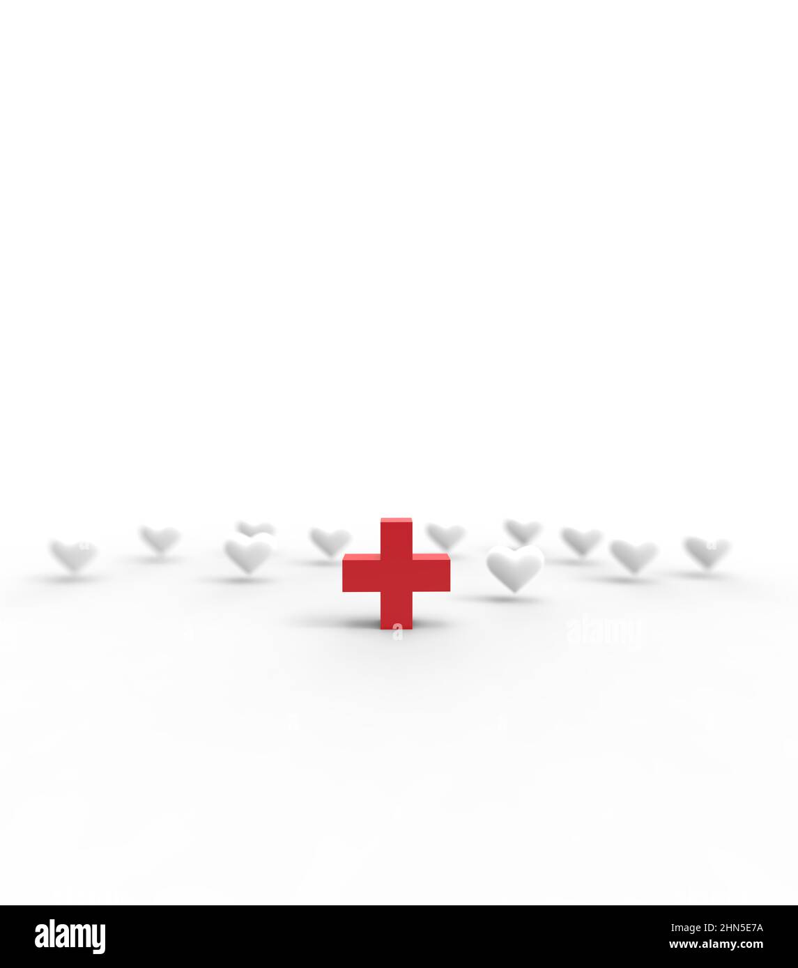 Hospital plus sign 3d hi-res stock photography and images - Alamy