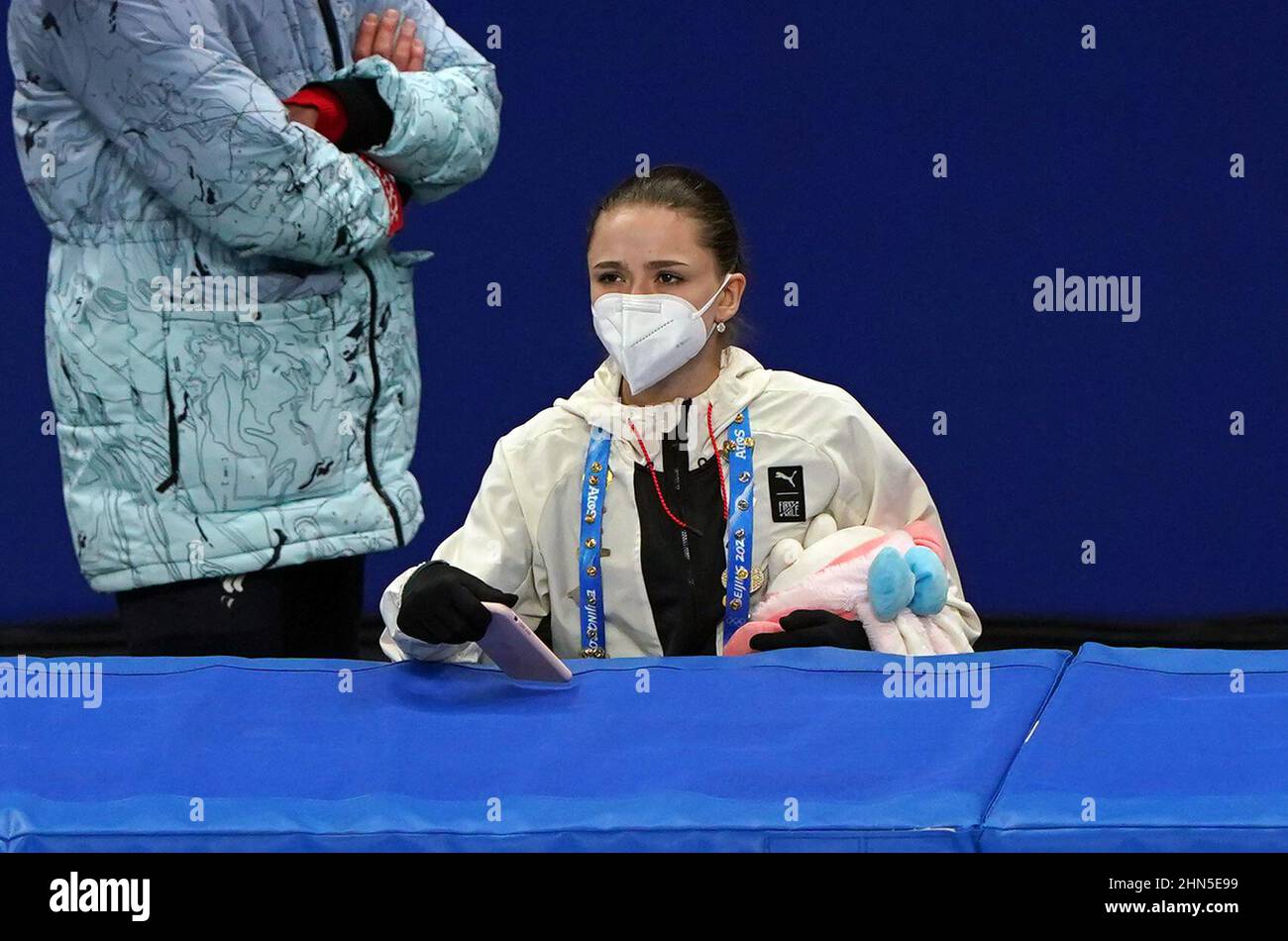 Russian Olympic Committee's Kamila Valieva during the Figure Skating ...