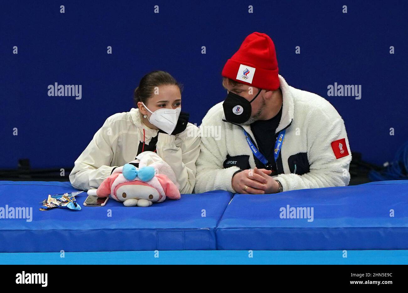 Russian Olympic Committee's Kamila Valieva during the Figure Skating ...
